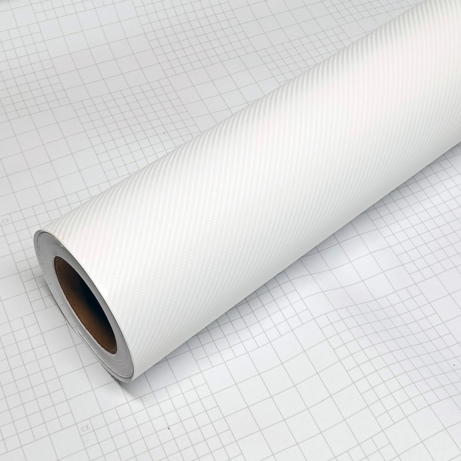 DIYAH 4D White Carbon Fiber Vinyl Wrap | Bubble-Free Air Release Film ...